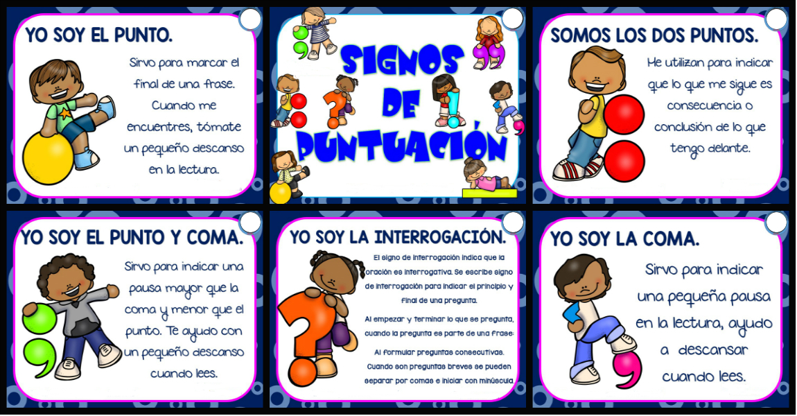 SIGNOS DE PUNTUACIÓN- IMÁGENES PARA IMPRIMIR « EDUCACION